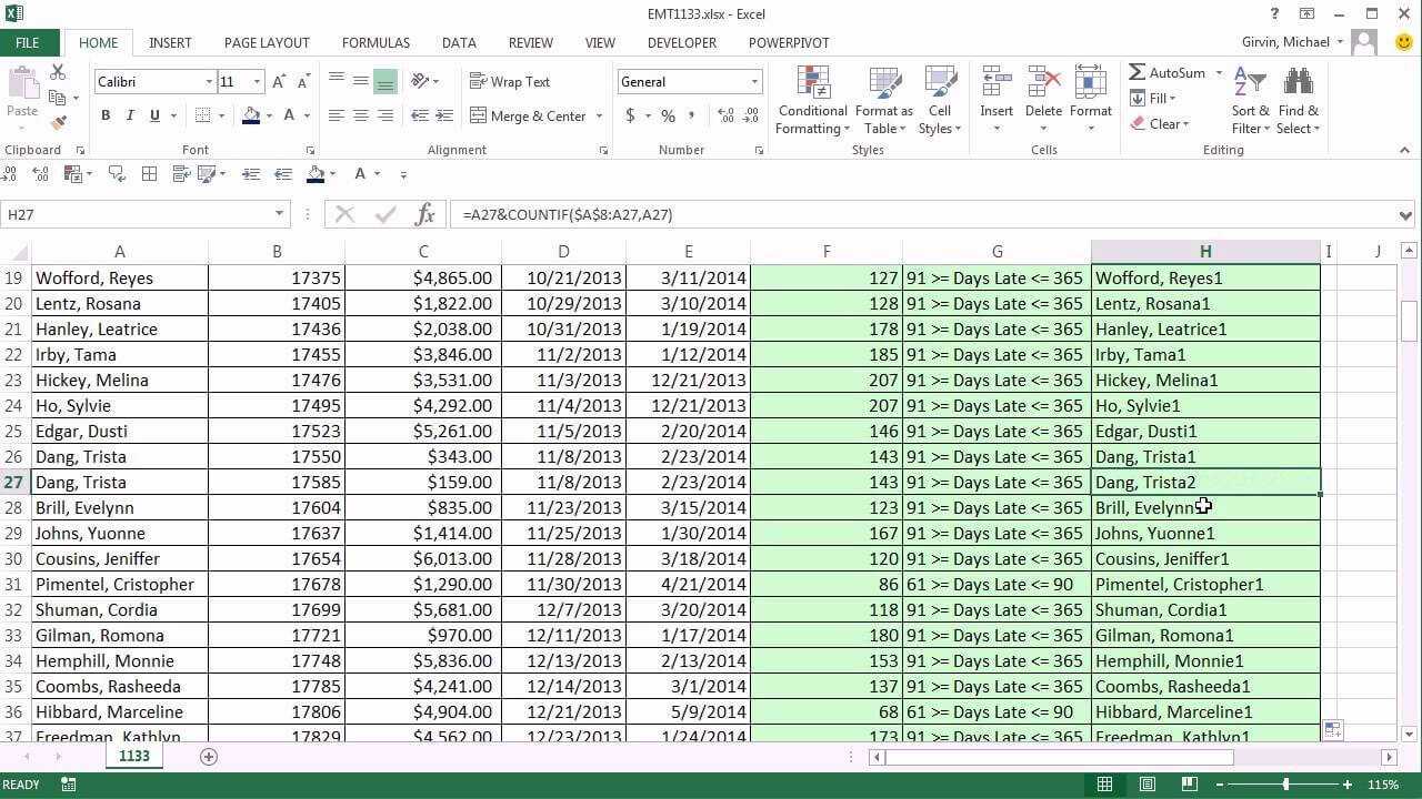 Accounts Receivable Report Template
