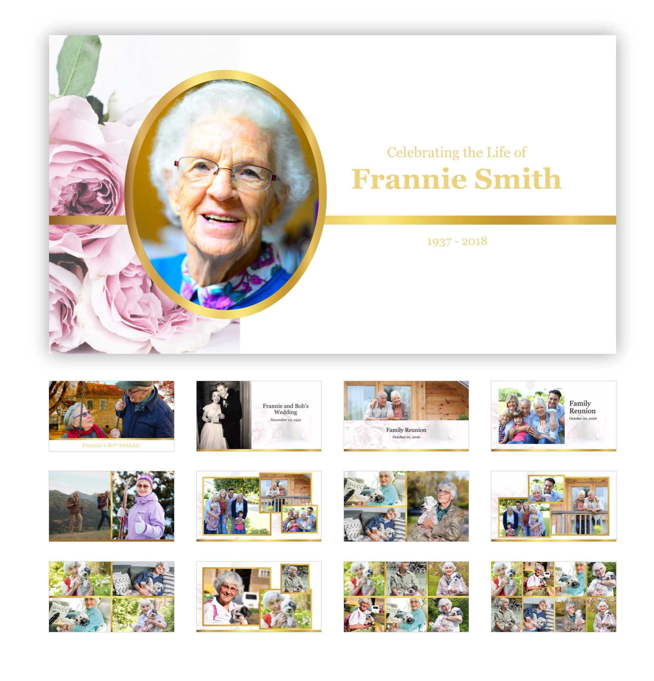 Funeral Powerpoint Presentation Template