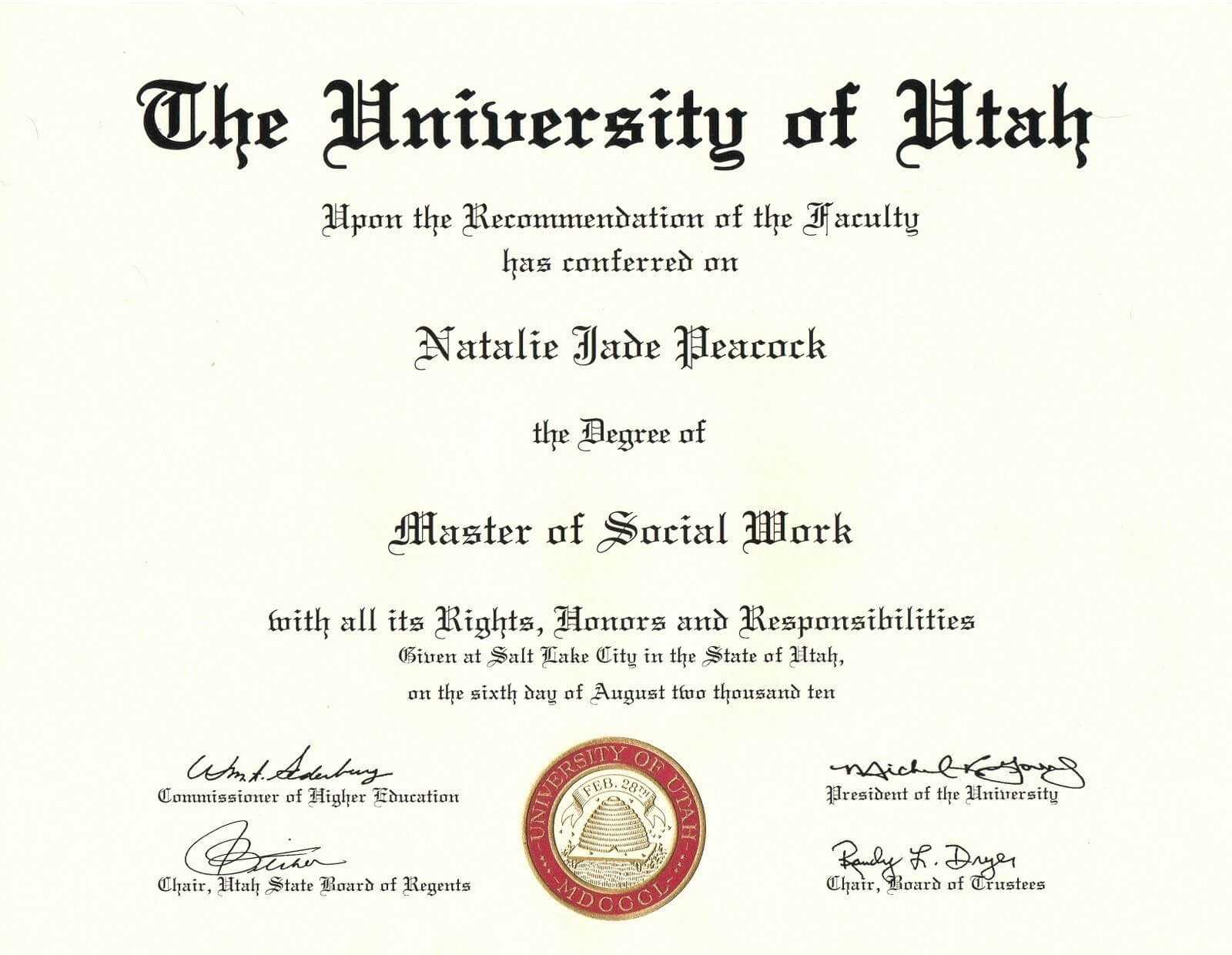 Best Solutions For Doctorate Degree Certificate Template Regarding 
