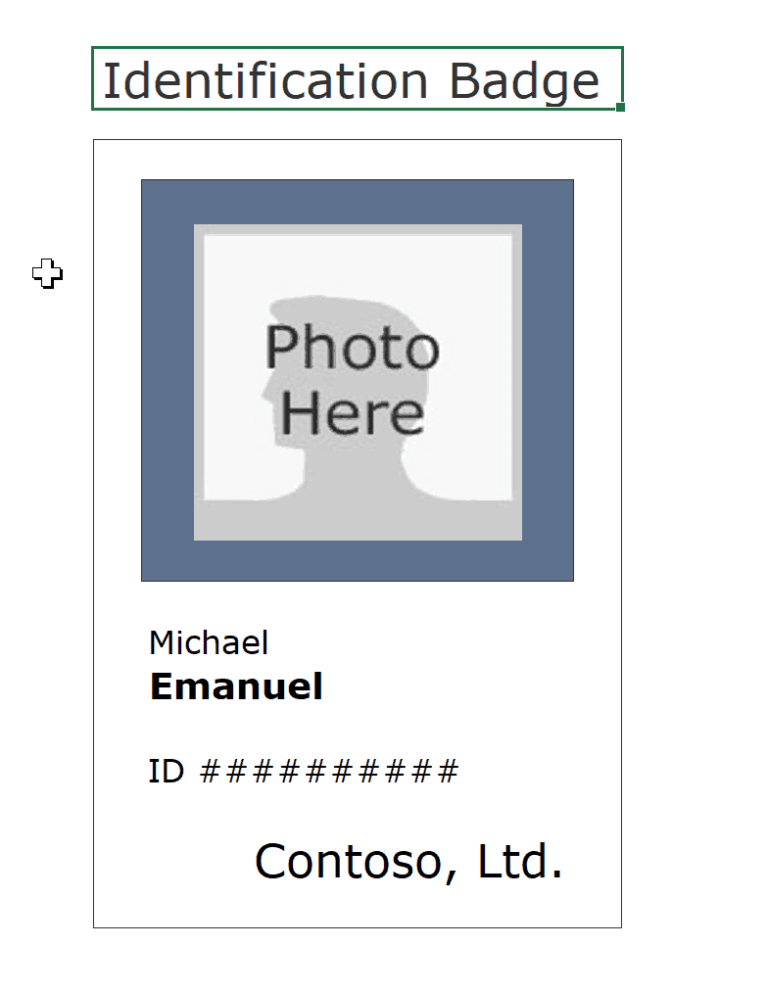 Id Badge Template Word Free Archives 11 Template Ideas Inside Id 