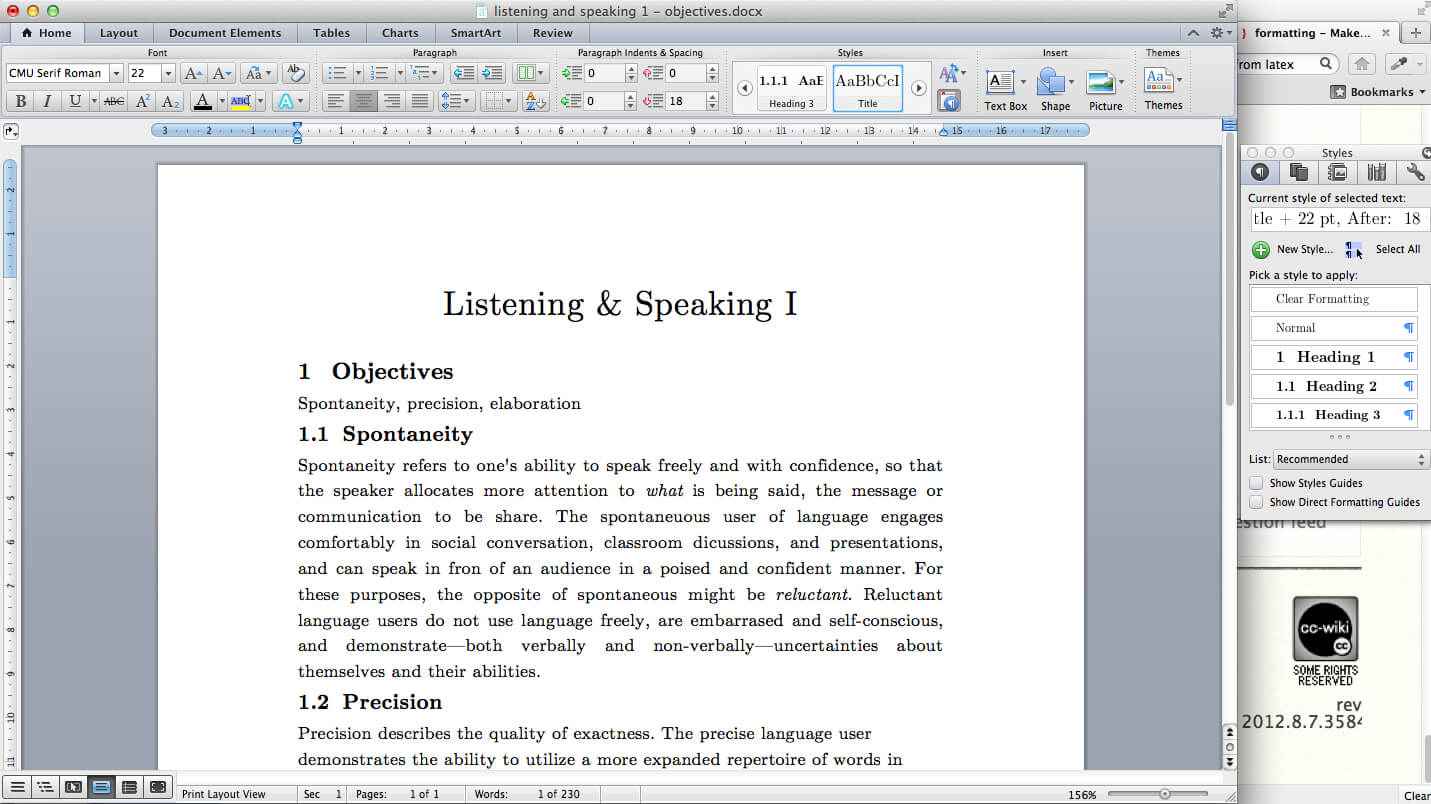 Make Ms Word Document Look Like It Has Been Typeset In Latex Inside Ms Word Thesis Template 